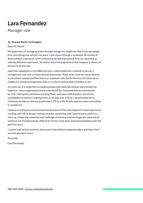 General Cover Letter Examples Expert Tips Resume io