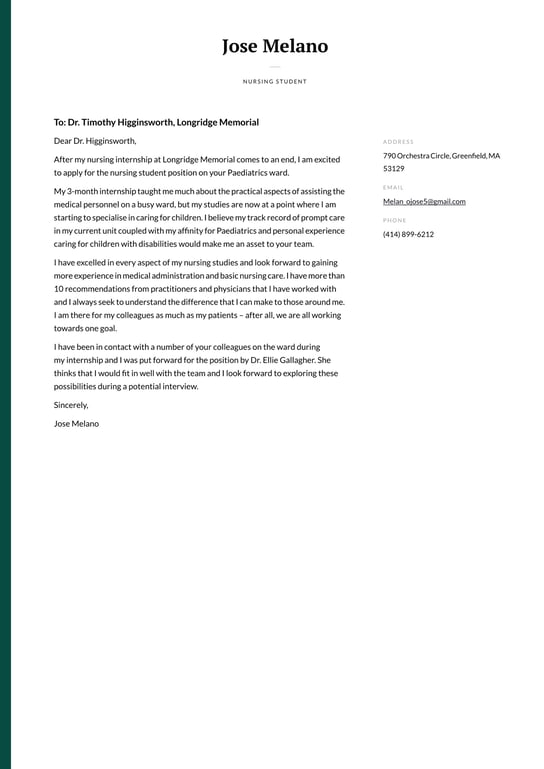  Medical School Acceptance Letter Sample How To Write A Medical School Letter Of Intent FREE 
