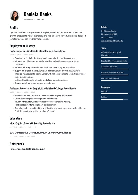 A Cheap Academic Resume 5 Google Docs Resume Templates and How To Use 