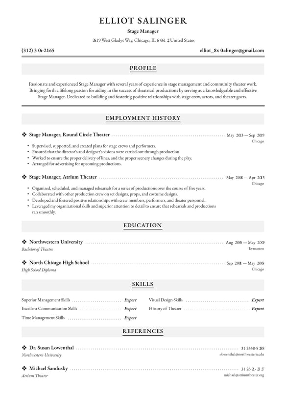 event coordinator cv example