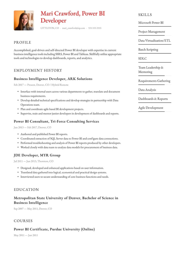 business intelligence developer