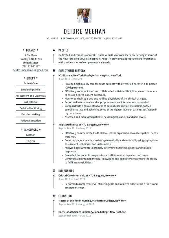 paramedic cv example uk