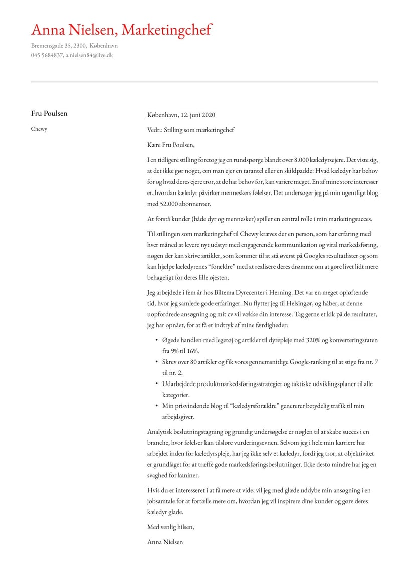 Opret dit jobvindende CV - (Gratis) Skabelon · CV.dk