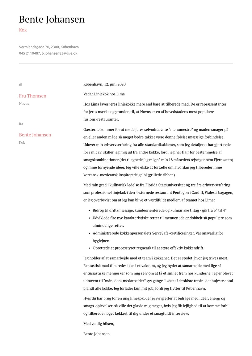 Opret dit jobvindende CV - (Gratis) Skabelon · CV.dk