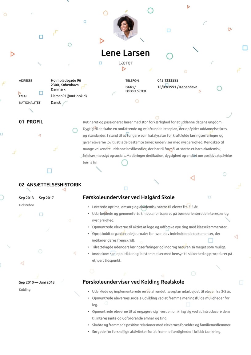 Opret dit jobvindende CV - (Gratis) Skabelon · CV.dk