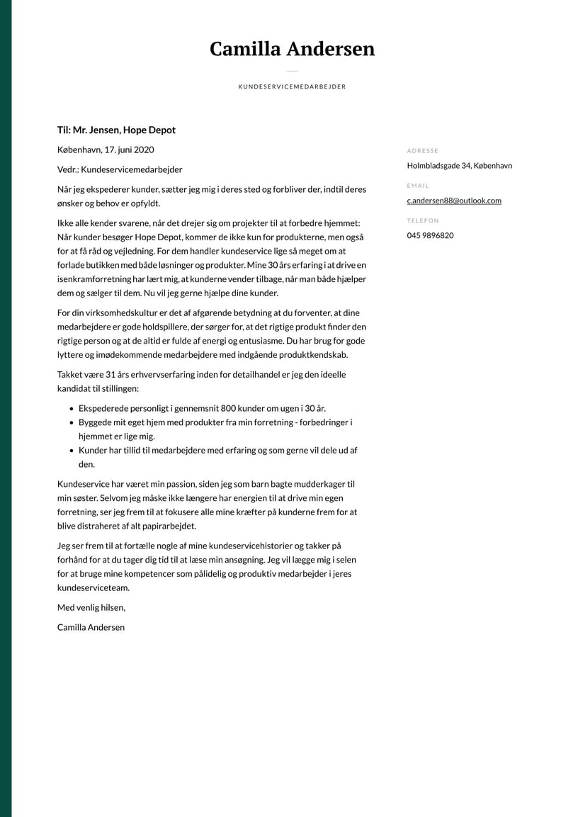 Opret dit jobvindende CV - (Gratis) Skabelon · CV.dk