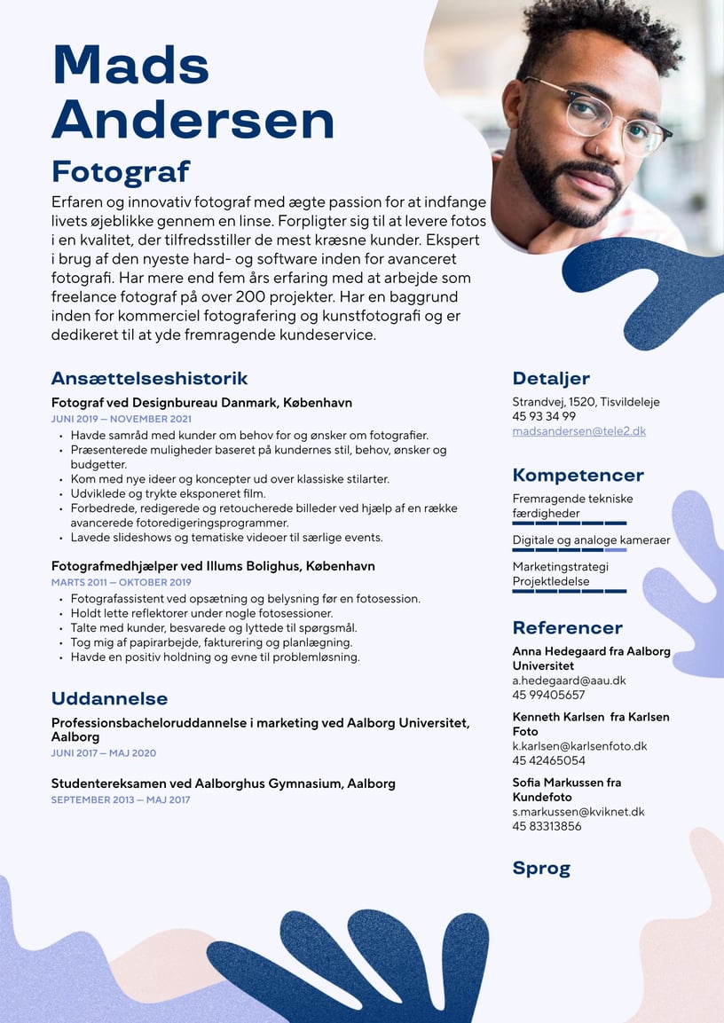 Opret dit jobvindende CV - (Gratis) Skabelon · CV.dk