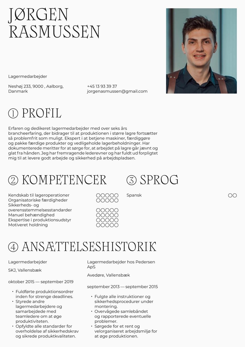 Opret dit jobvindende CV - (Gratis) Skabelon · CV.dk