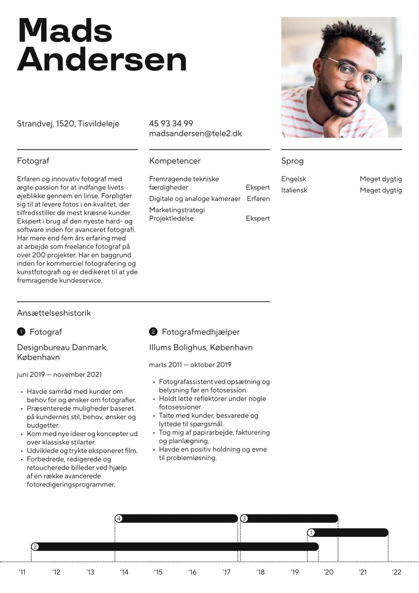 Opret dit jobvindende CV - (Gratis) Skabelon · CV.dk