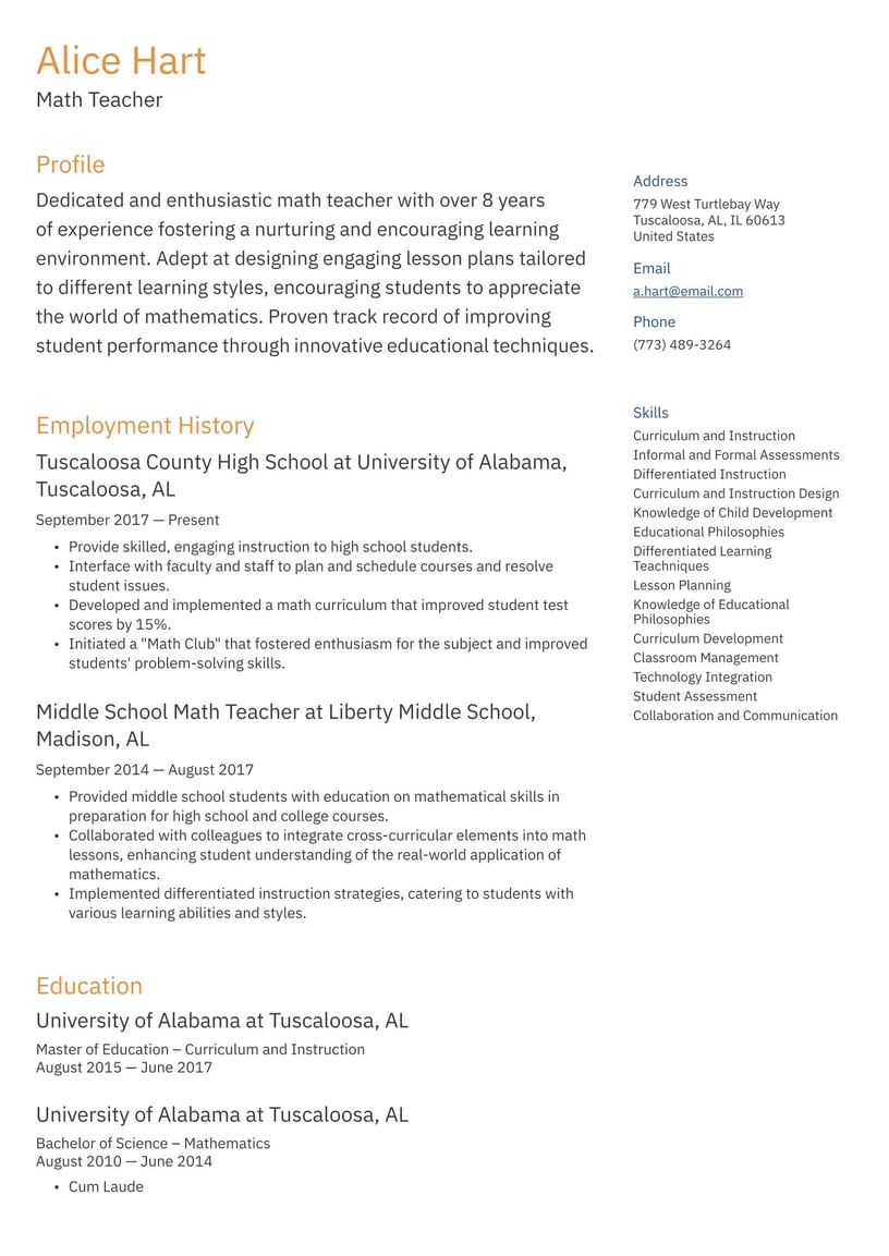 Free Resume Builder: Make & Download Easily · Resume.io