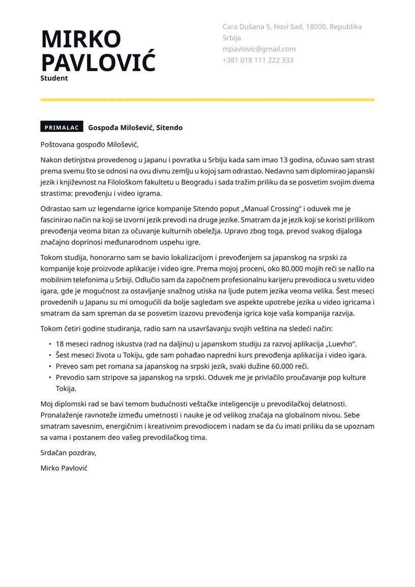 Besplatni kreator CV-jeva - napravite CV koji donosi posao · CVapp.rs