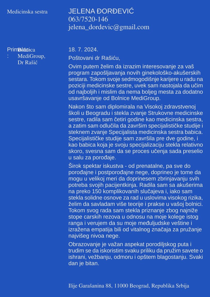 Besplatni kreator CV-jeva - napravite CV koji donosi posao · CVapp.rs