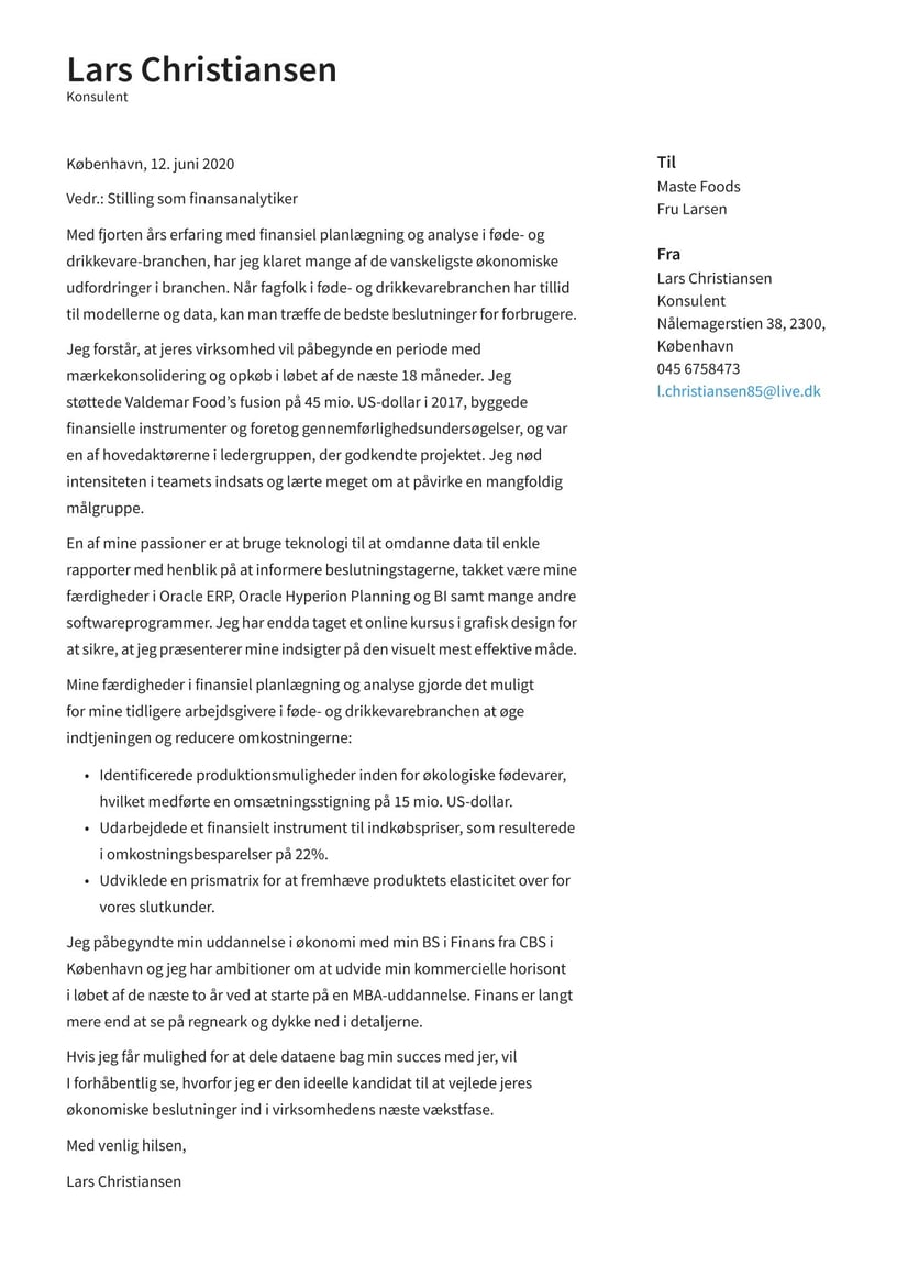 Opret dit jobvindende CV - (Gratis) Skabelon · CV.dk