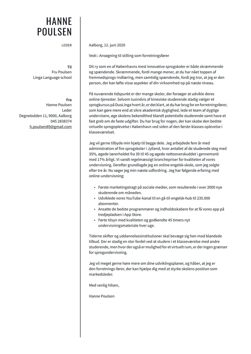 Opret dit jobvindende CV - (Gratis) Skabelon · CV.dk