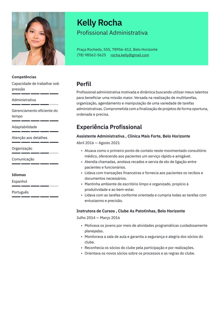Exemplos De Autobiografia Profissional Currículo De Pedagogia Pronto: