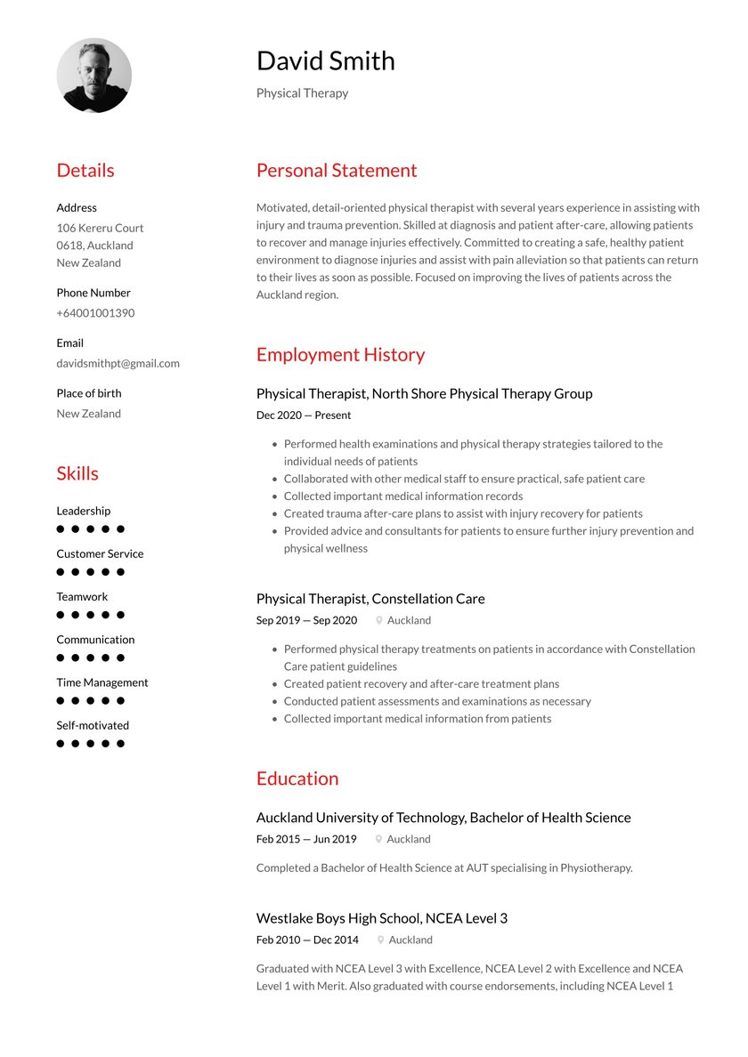 Resume For Physical 1 Outpatient Physical Therapist Resume Examples