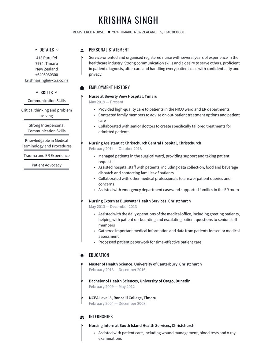 Resume For Nurses 35 Nursing Resume Examples That Worked In 2025