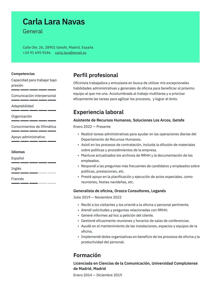 Estructura De Un Cv Cómo Hacer Un Curriculum Vitae Profesional Paso A