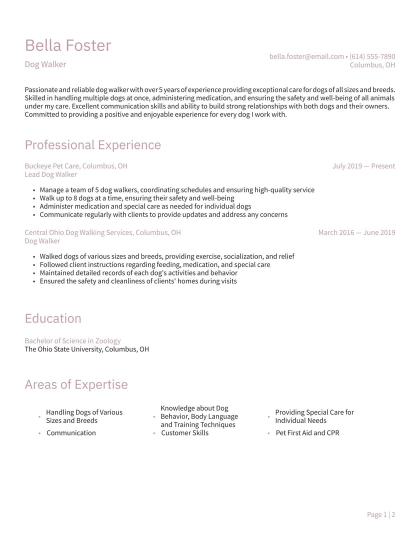 Zoologist Job Description Sample 6 Examples In Word Pdf