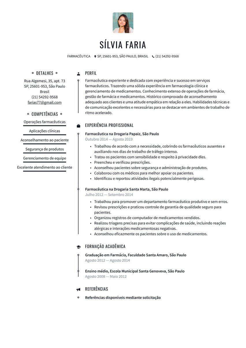 Exemplos De Curriculo De Trabalho Sem Experiencia