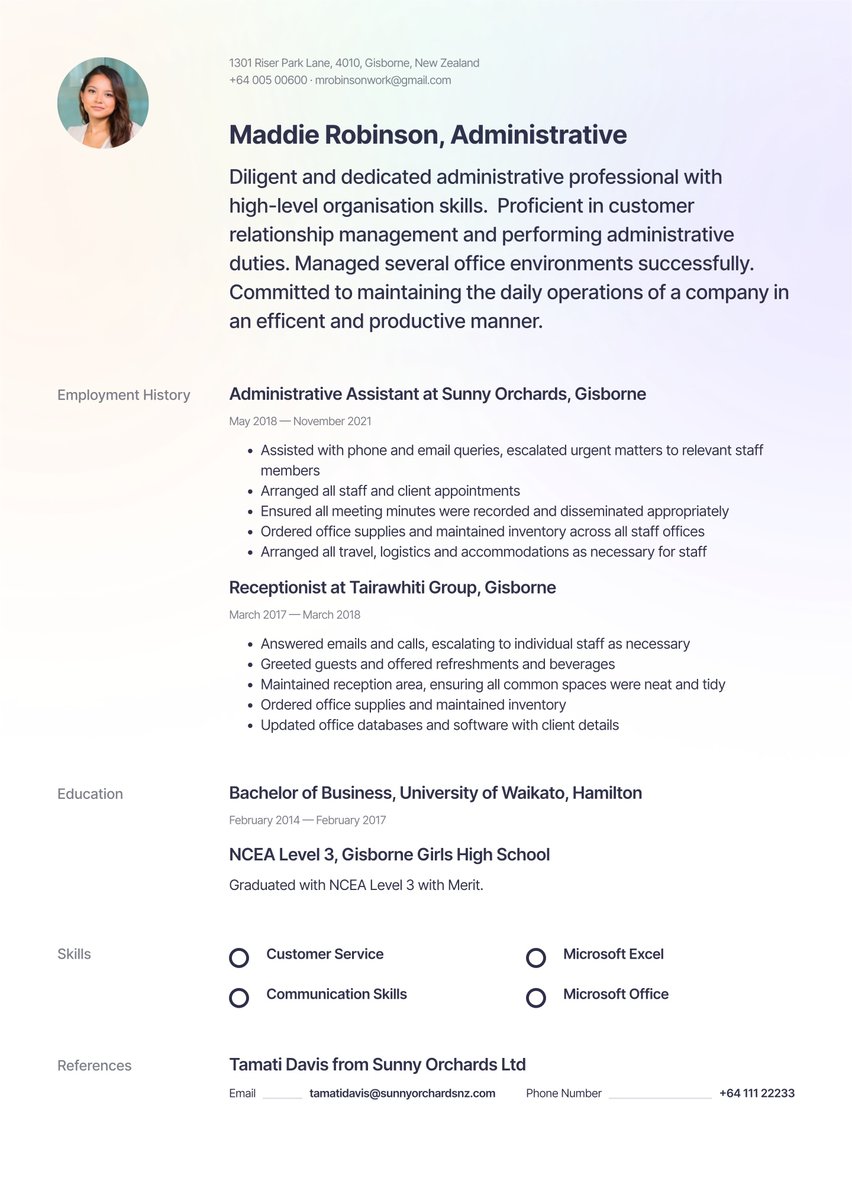 Resume Sample And Format Basic Resume Templates And Examples For 2025