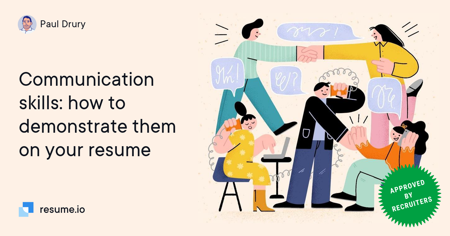 Communication Skills How To Demonstrate Them On Your Resume