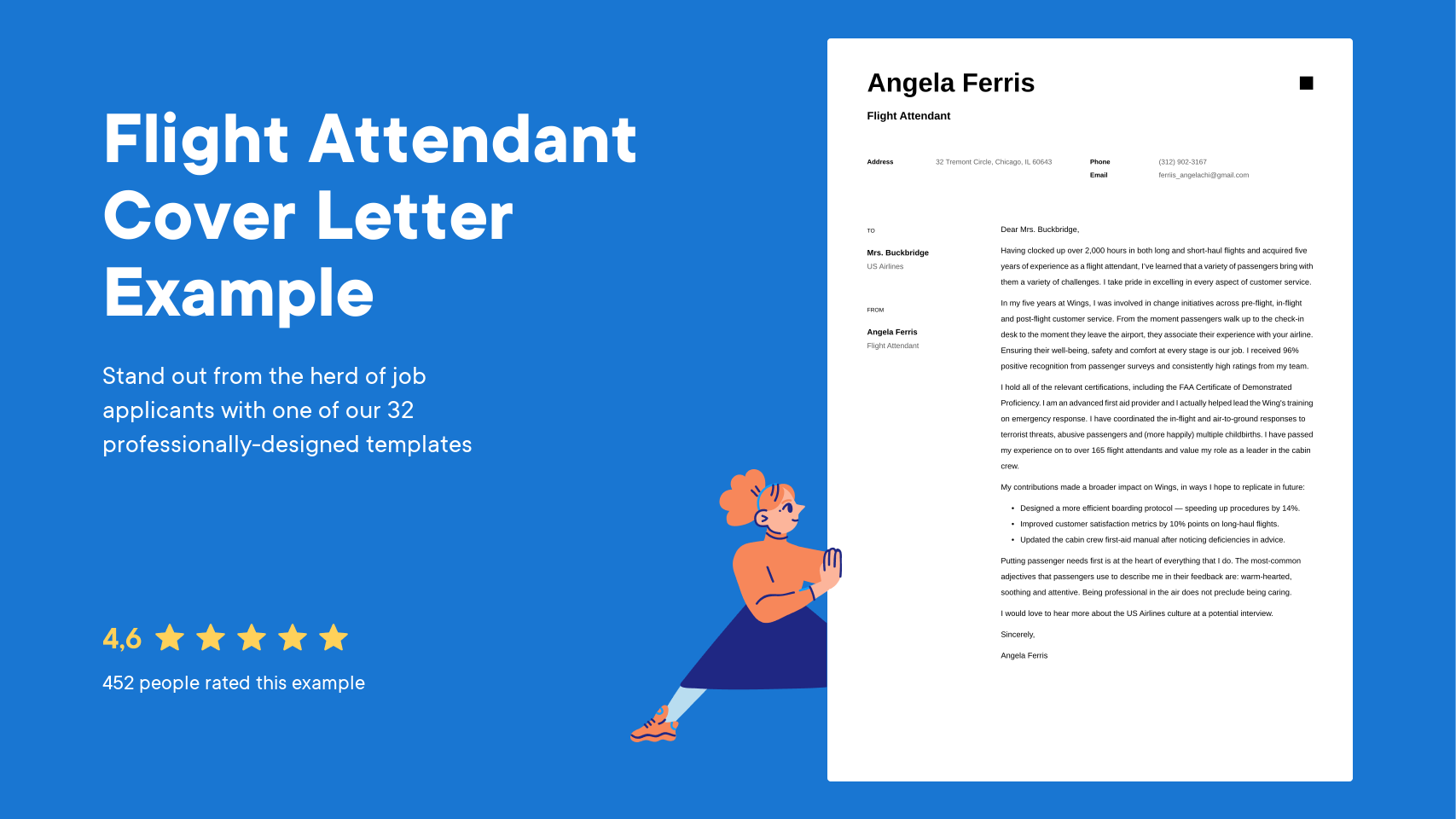 Flight Attendant Cover Letter Example How To Write Resume For Flight