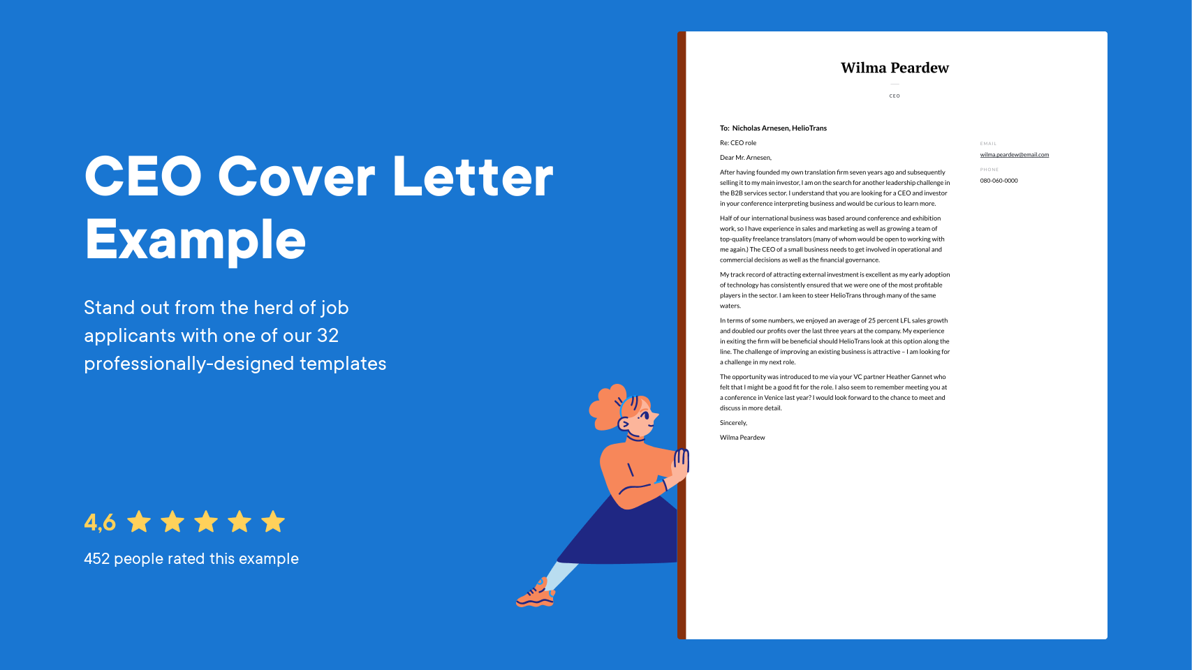 Sample Ceo Cover Letter