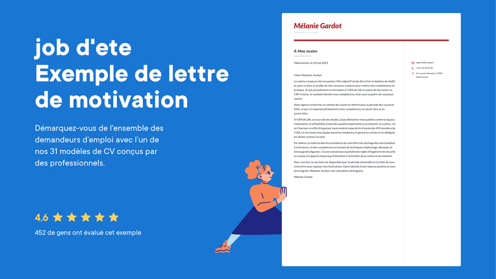 Exemple Lettre Motivation Job Été – FZPY
