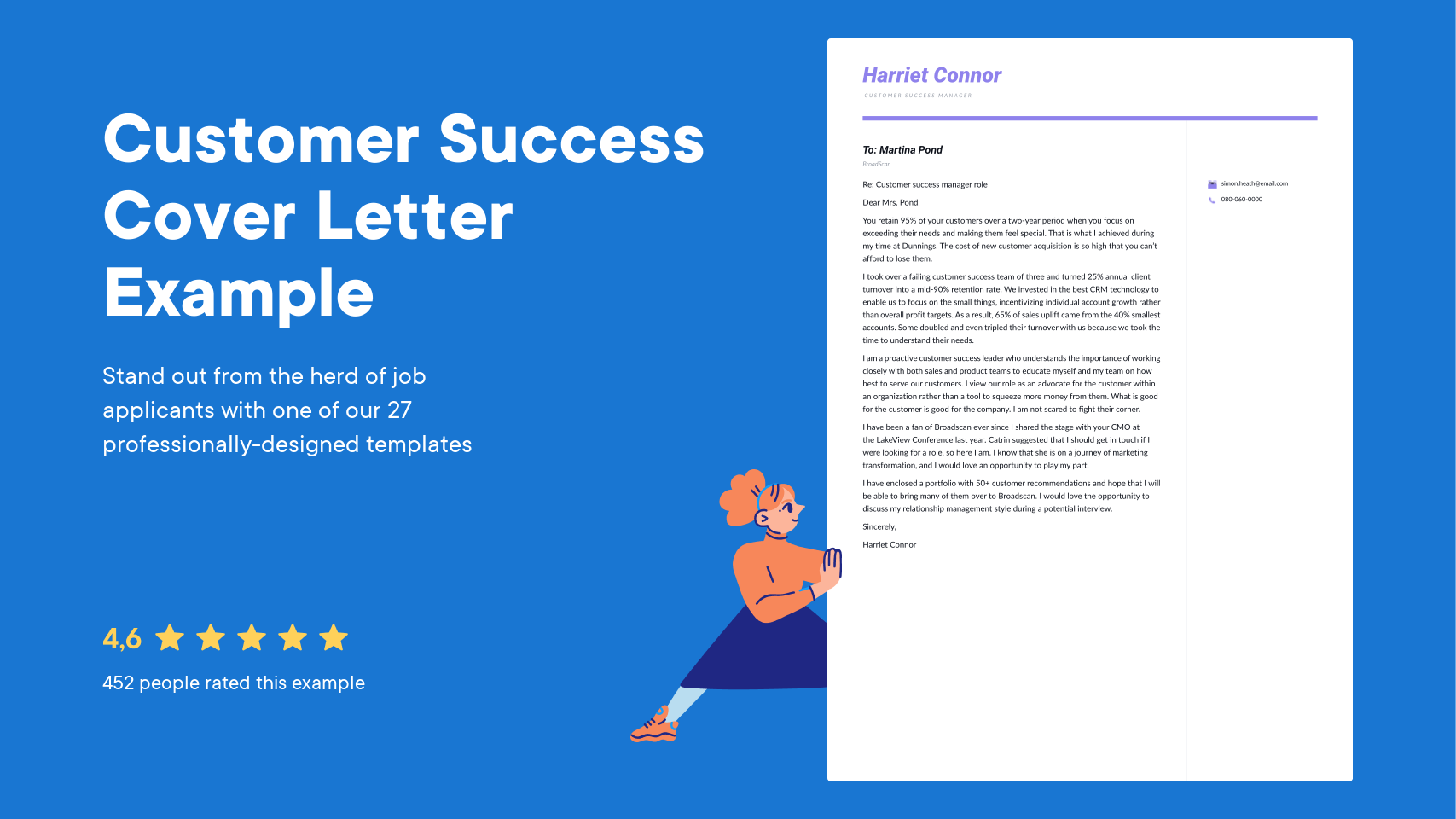 Customer Success Cover Letter Examples Expert Tips Resume io
