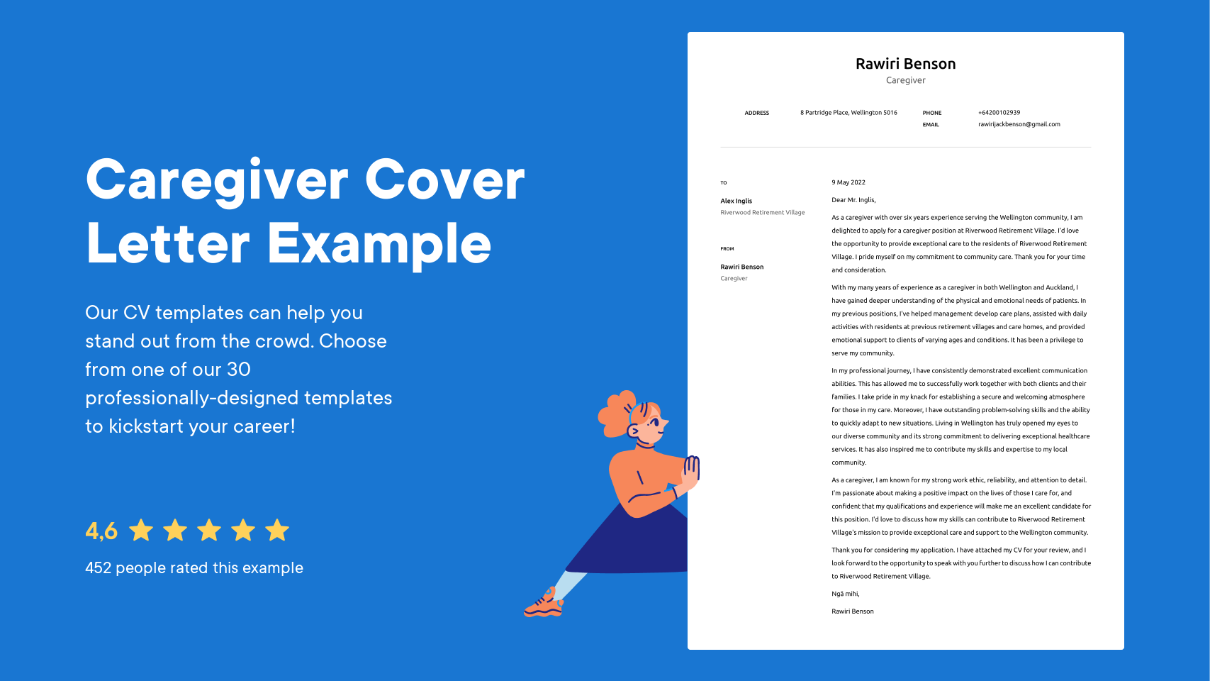 Caregiver Sample Senior Caregiver Cover Letter Examples QwikResume