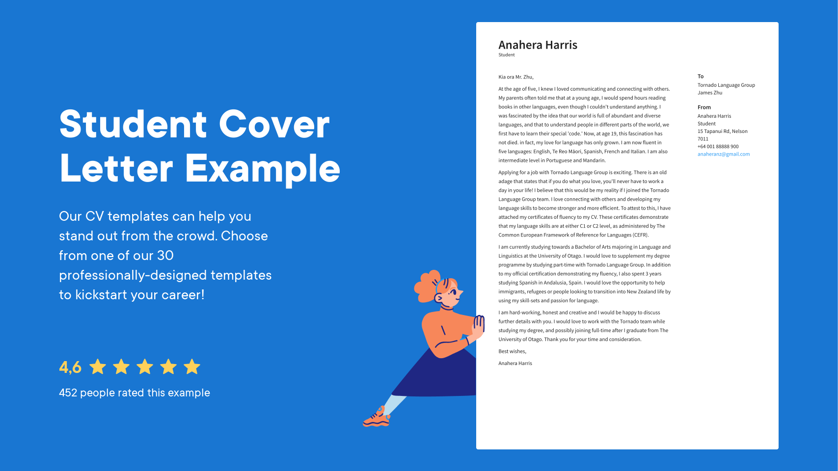 Sample Student Cover Letters Student Cover Letter Format Example