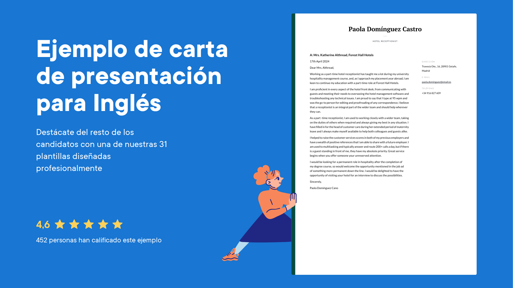Carta De Trabajo En Ingles