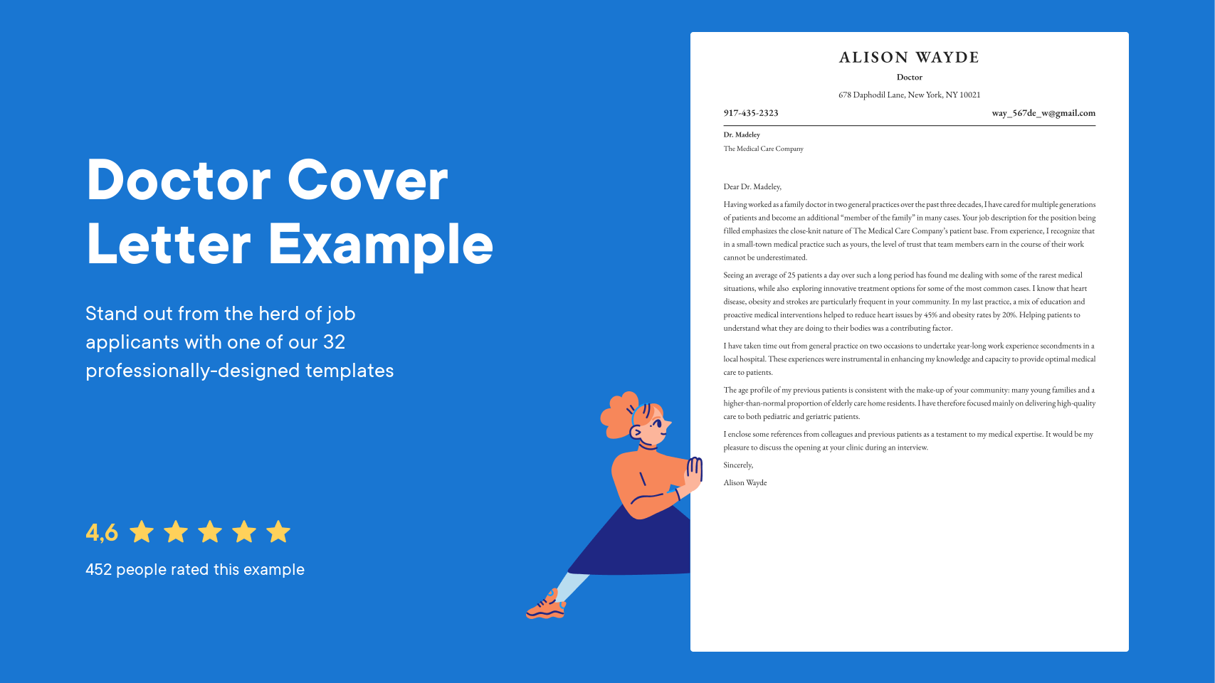 Doctor Cover Letter Examples & Expert Tips · Resume.io