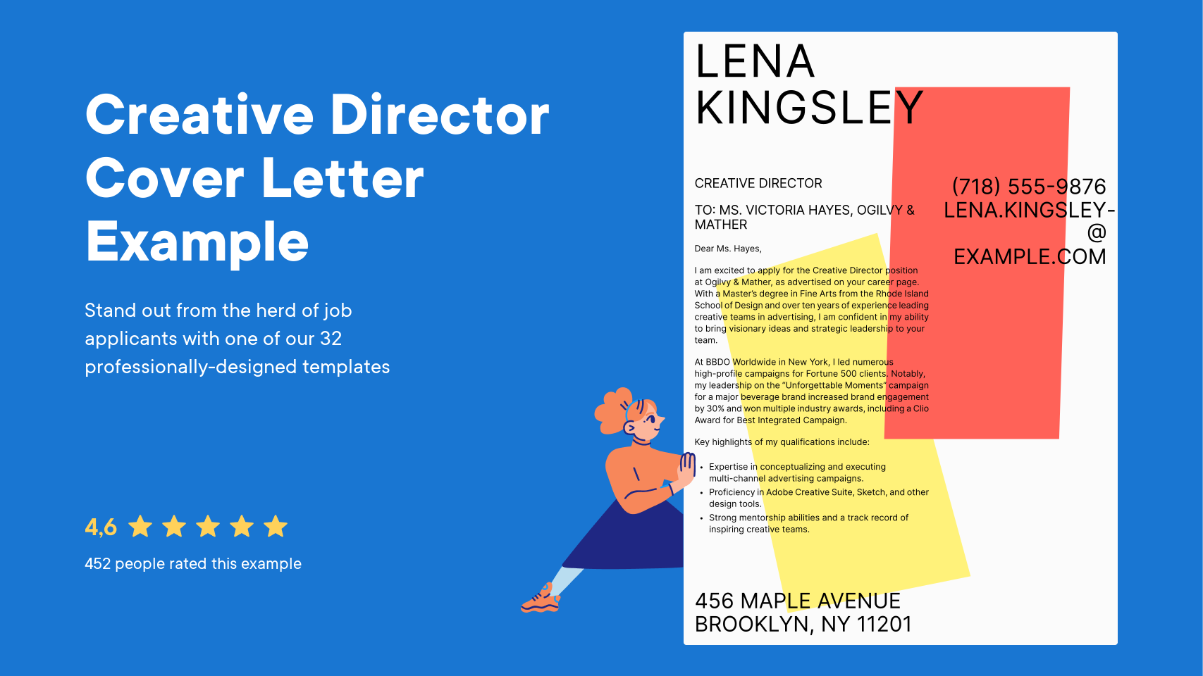 Creative Director Cover Letter Examples & Expert Tips · Resume.io