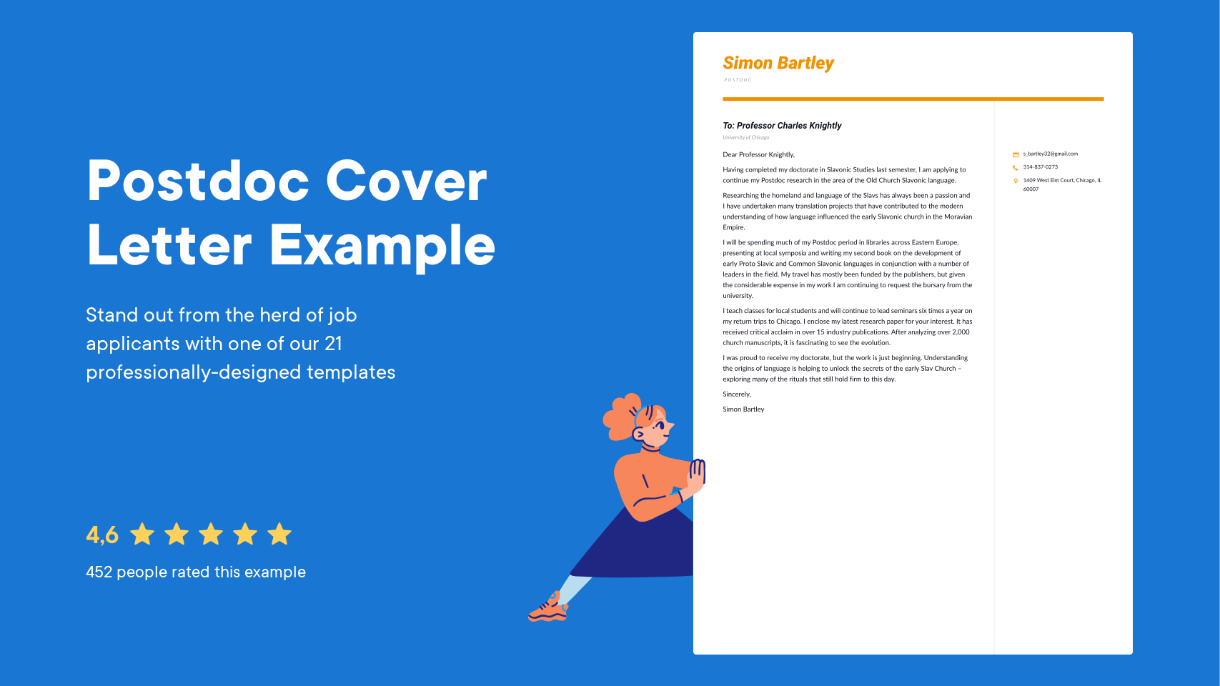 Postdoc Cover Letter Examples Expert Tips Resume io