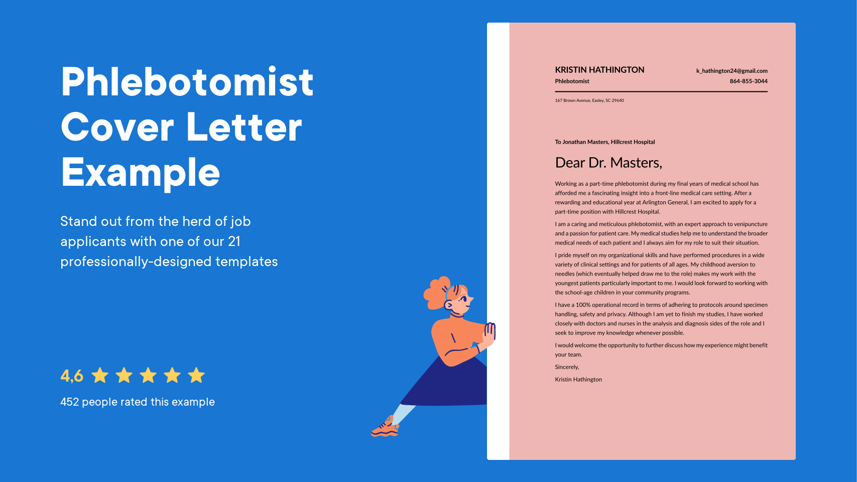Phlebotomist Cover Letter Examples Expert Tips Free Resume io