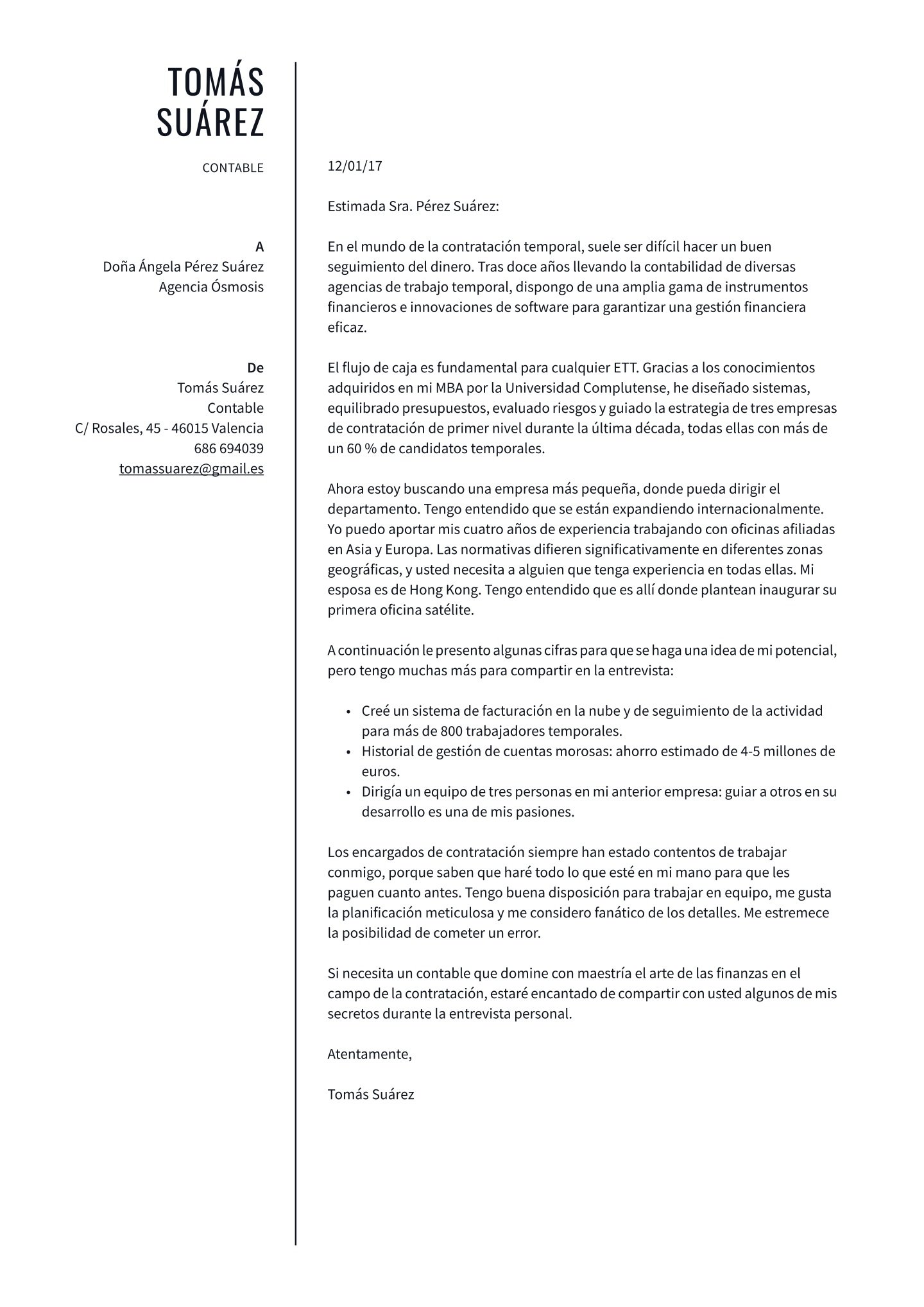 Ejemplos De Formato De Carta Con Cc