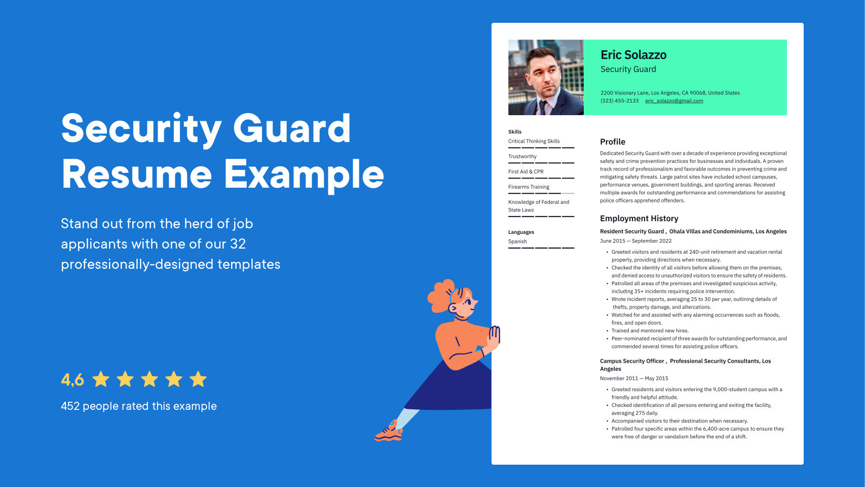 Security Guard Resume Examples & Templates (2025) · Resume.io