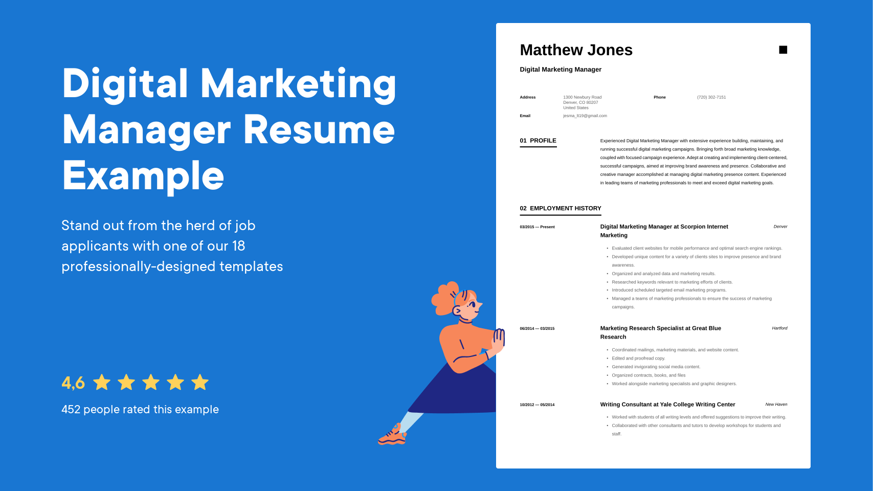 Digital Marketing Manager Resume Example Writing Guide Resume io