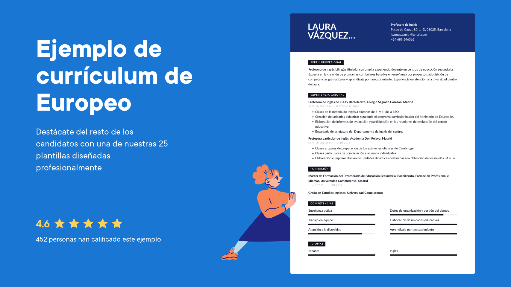 Ejemplos De Curriculum Vitae Europeo En Word