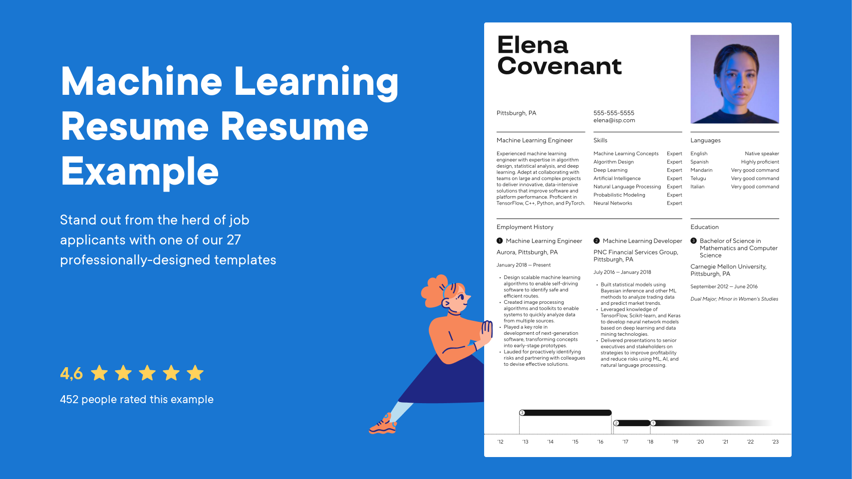 Machine Learning Engineer Resume Examples & Templates (2025) · Resume.io