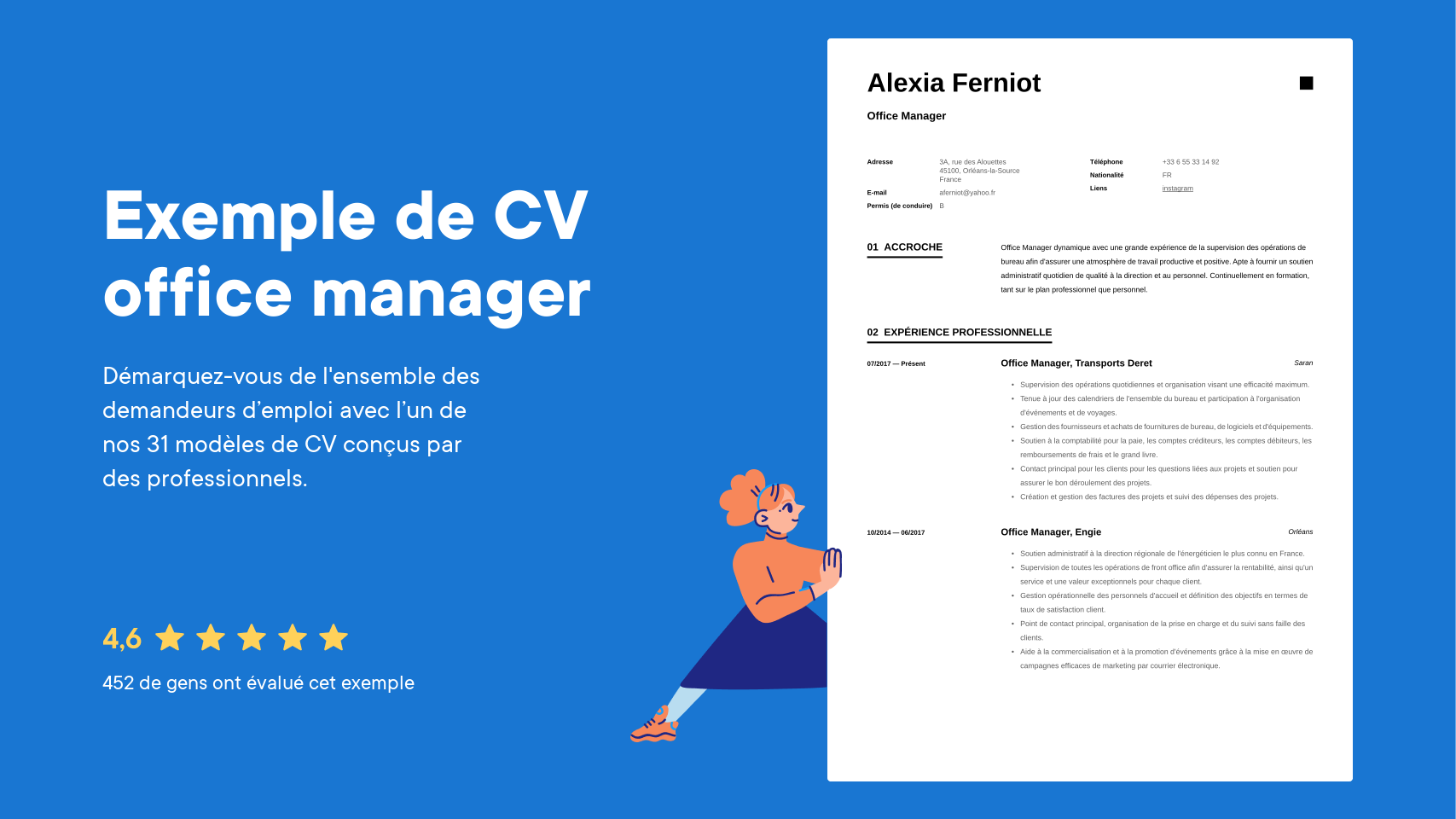 Exemple De Cv Manager - Modèles De Cv Votre Atout Carrière - Matiere