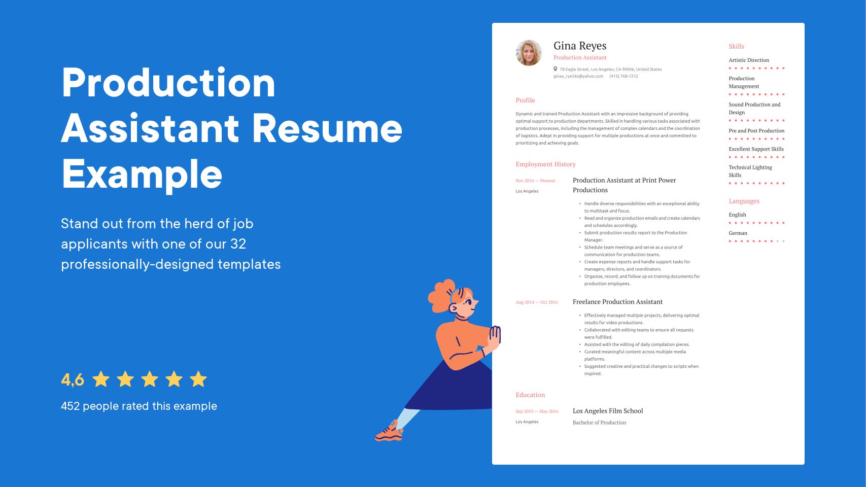 Production Assistant Resume Examples & Templates (2025) · Resume.io