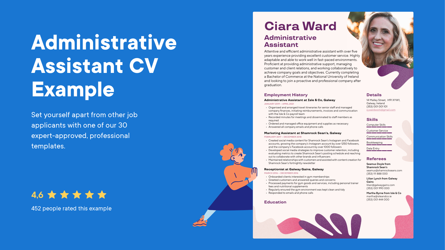 Administrative Assistant CV Examples & Writing tips 2025 (Free Guide ...