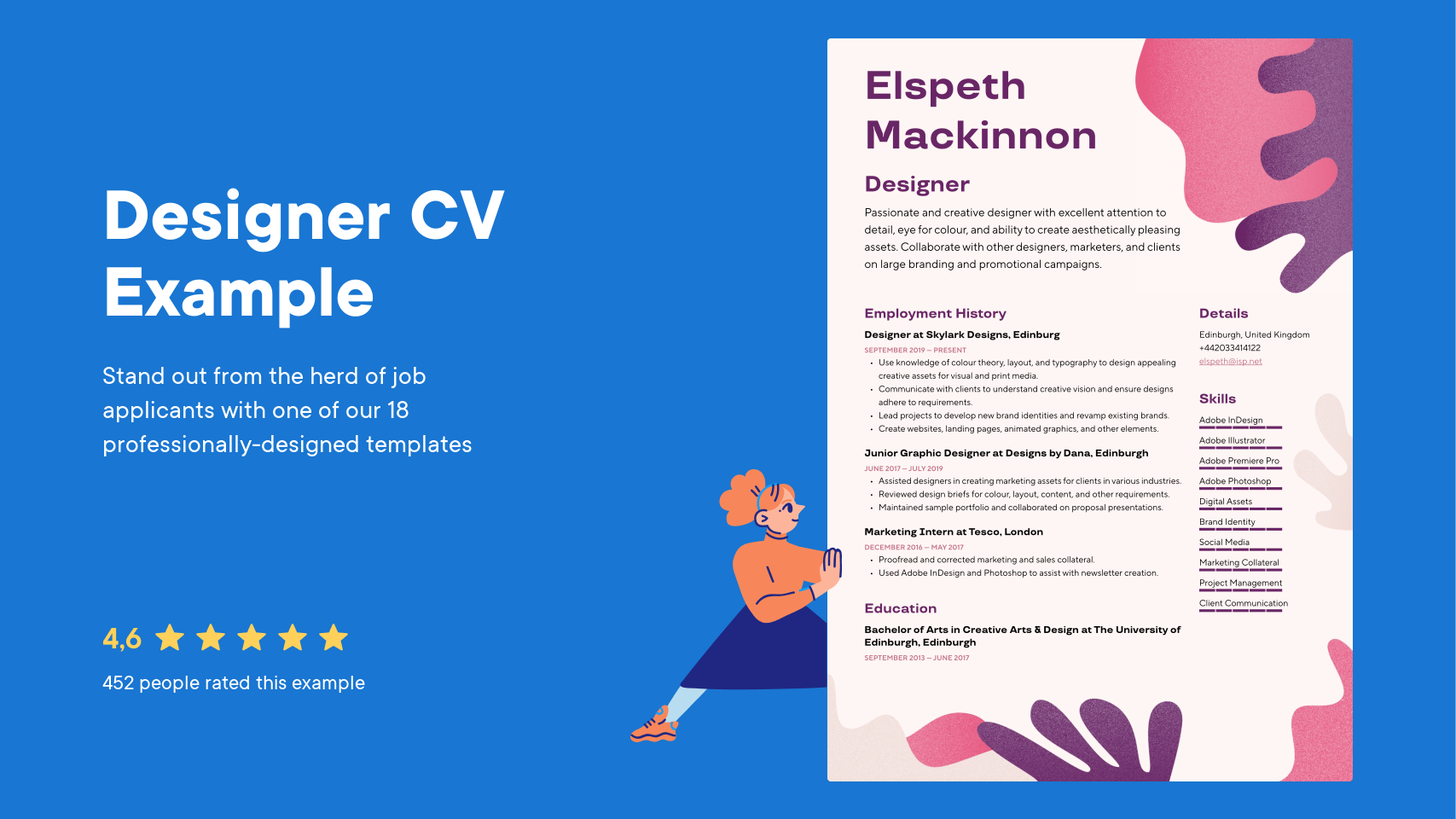 Designer CV Examples & UK Templates (2025) · Resume.io