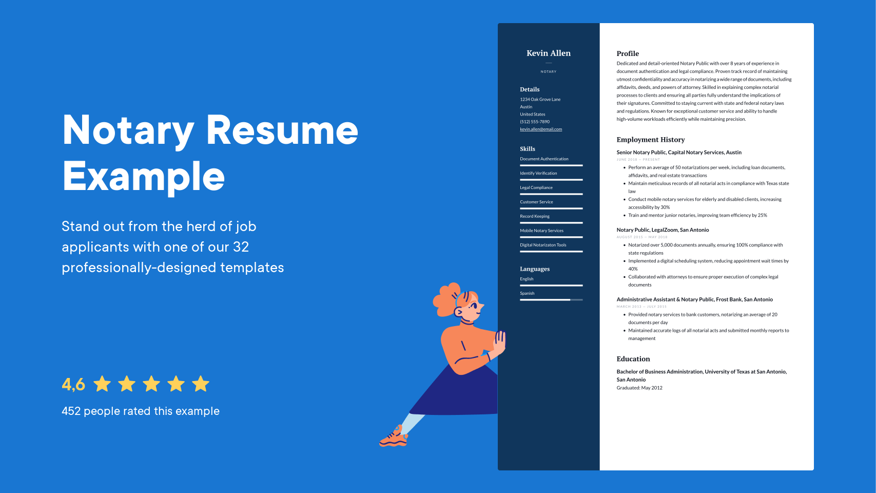 Notary Resume Examples & Templates (2025) · Resume.io