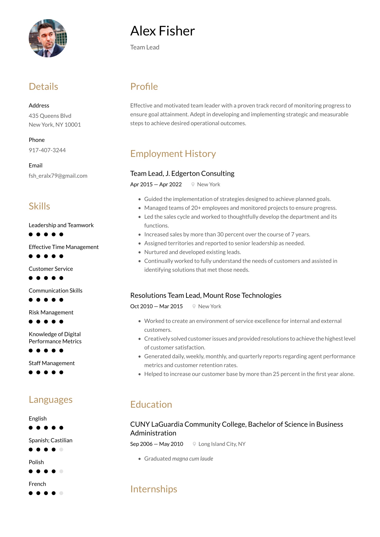 Resume Examples For Leadership Positions 65 Free Microsoft Word