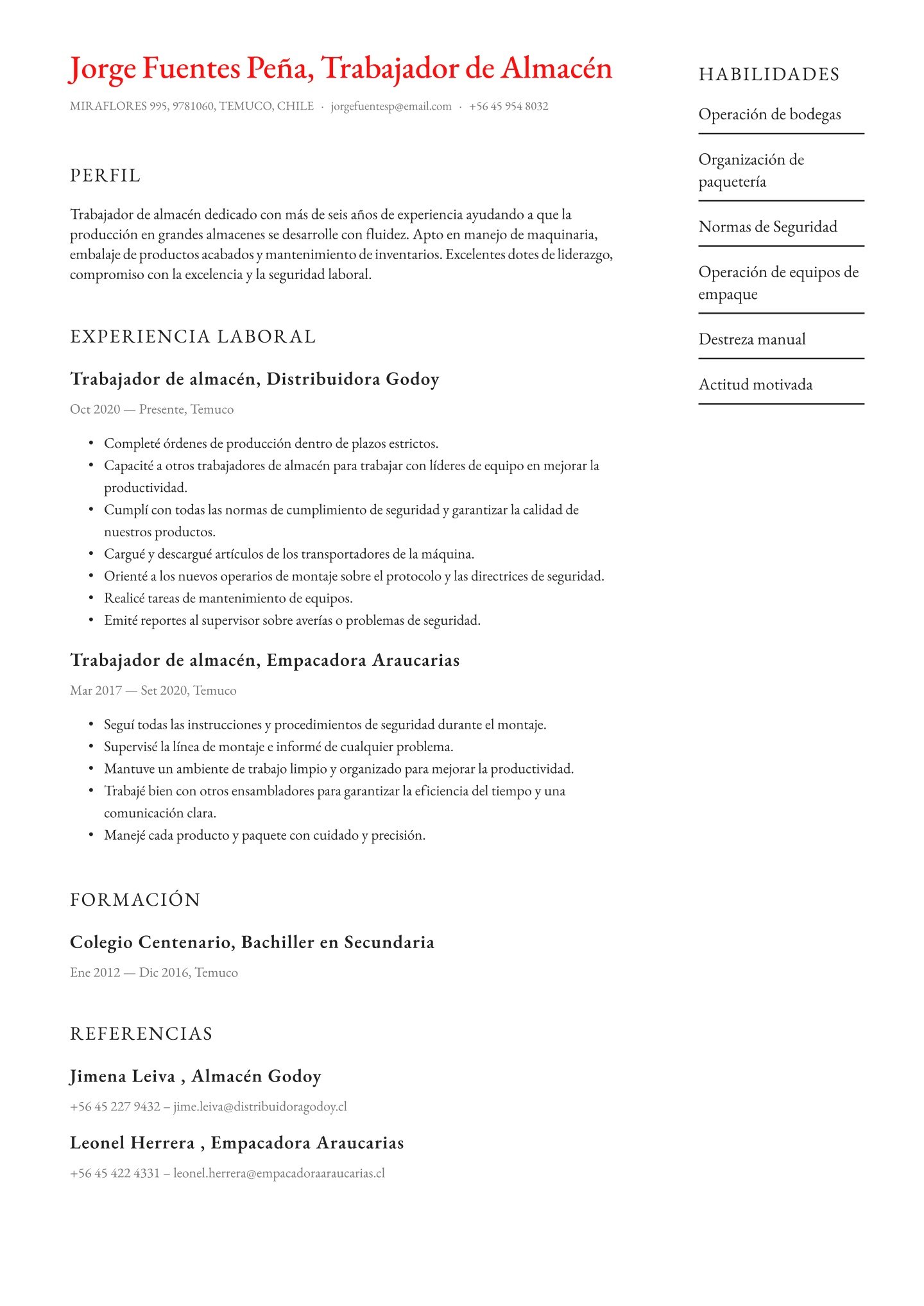 Ejemplos De Currículum De Gerente De Fabricación Cómo Redactar El