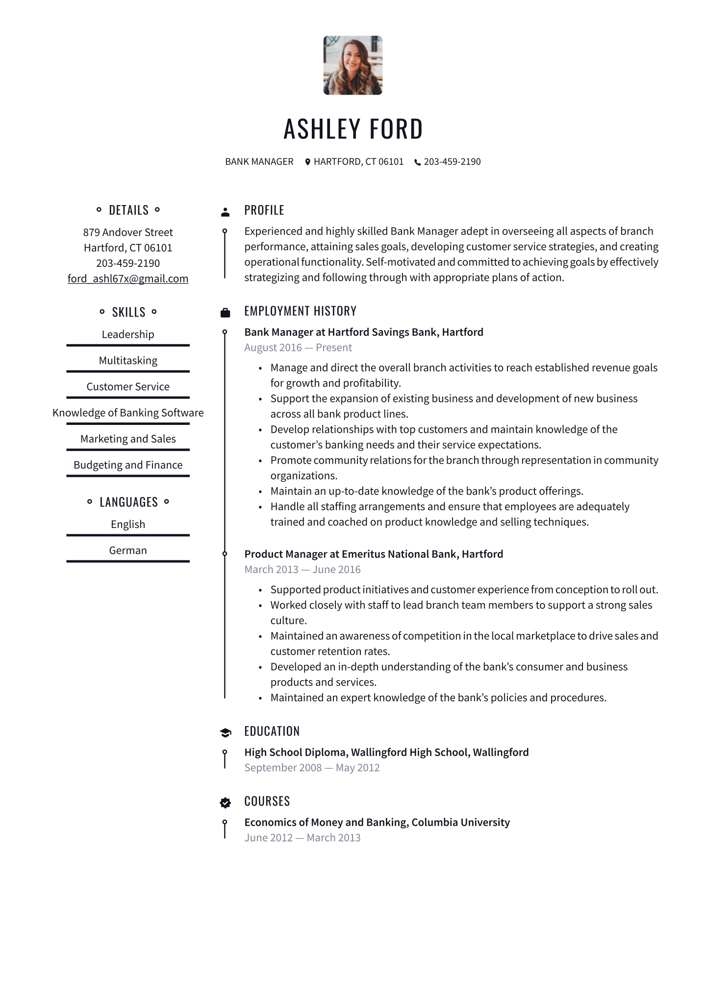 Personal Banker Resume Samples Personal Banker Resume Samples